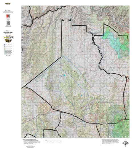 Huntdata Arizona Elk Hunt Unit 10 Game Concentration Map By Huntdata