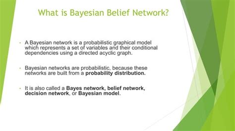 Bayesian Belief Network And Its Applicationspptx