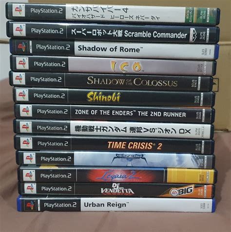 Ps2 Games Set Video Gaming Video Games Playstation On Carousell