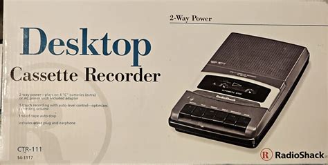 Radioshack Ctr 111 Aka 14 1117 Desktop Cassette Recorder In Reverb