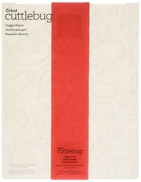 Amazon Com Cricut Cuttlebug A2 Embossing Folder And Border Veggie Patch