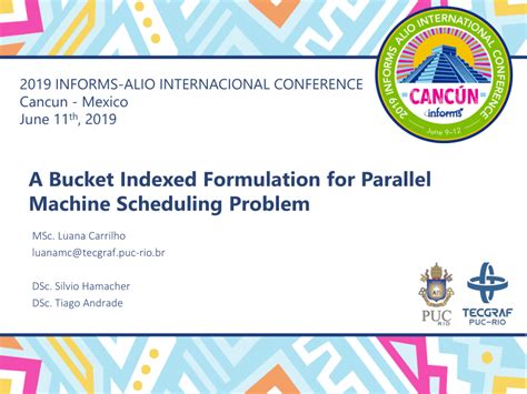 Pdf A Bucket Indexed Formulation For Parallel Machine Scheduling Problem 2