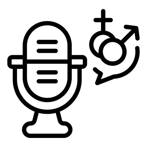 Microphone Sex Education Icon Outline Vector Sexual Health 14986976 Vector Art At Vecteezy
