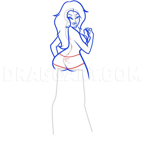 How To Draw A Sexy Chick Sexy Tattoo Drawing Step By Step By Dawn DragoArt