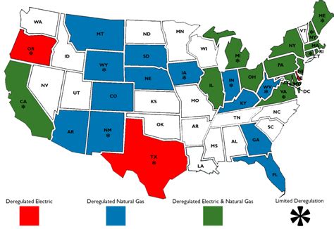Natural Gas And Electric Deregulation By State Muirfield Energy