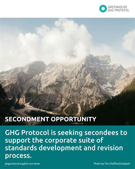 📢 Ghg Protocol Is Seeking Secondees To Support Our Standard Development And Revisions Process