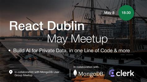 Niall Maher On Linkedin React And Mongodb Dublin Meetup Build Ai For Private Data And More Guild
