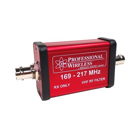 Pws In Line Bandpass Filter Vhf 169 217 Mhz Professional Wireless
