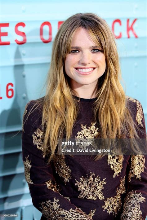 Actress Jacqueline Byers Attends The Premiere For Showtimes
