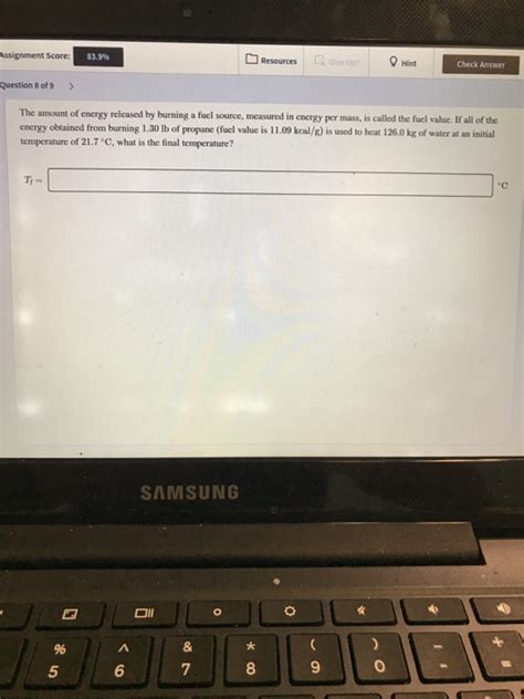 Solved Ssignment Score Resources Give Up Hint Check Answer