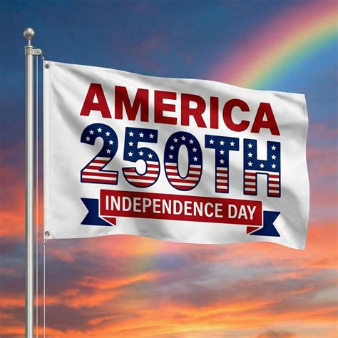 America 250th Independence Day Flag Semiquincentennial Banner Usa