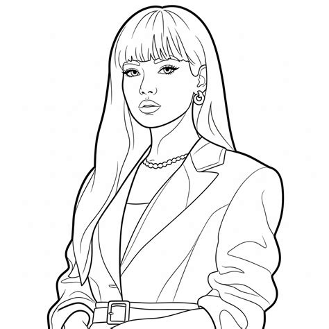 Diseños 22 Lisa Blackpink Para Colorear Pdf Gratis
