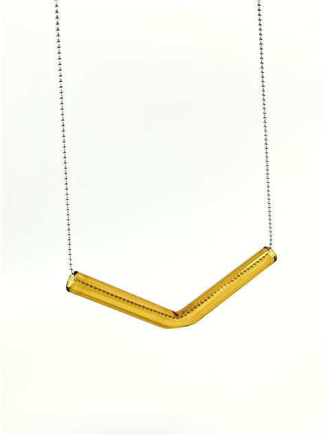 Glass Angle Necklace Amber Inc Design Store