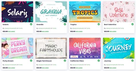 🇰🇷대한민국 자료백업계¹⁴³⚽ On Twitter 귀엽고 아기자기한 느낌의 영문폰트 24종을 일정기간 무료배포하고 있습니다 Creativefabrica