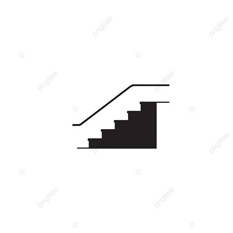 Stair Icon Vector Background Stairway Vector Vector Background