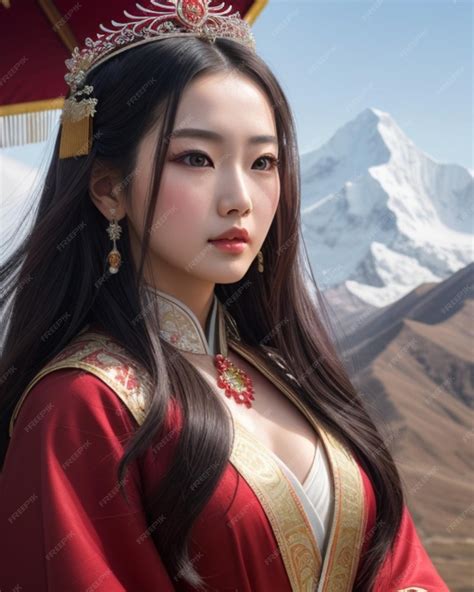 Premium Photo Beautiful Chinese Girl Potrait Wuxia Girl