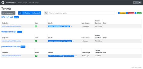 帅气的性能监控平台grafana（windows下使用grafana监控系统指标与gpu指标）grafana Windows Csdn博客