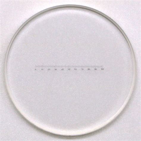 Microscope Micrometer Slides 204mm Optical Glass Grandado