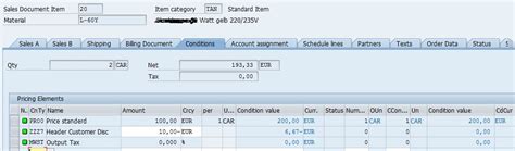 Header Condition Type With Condition Record Sap Community