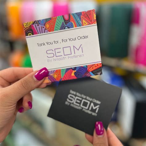 کارت تشکر لیست قیمت چاپ کارت تشکر خرید 1403 دونالد گرافیک