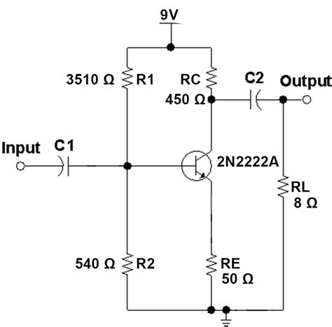 Transistors How To Calculate The Input And Output Capacitors Of A Common Emitter Amplifier