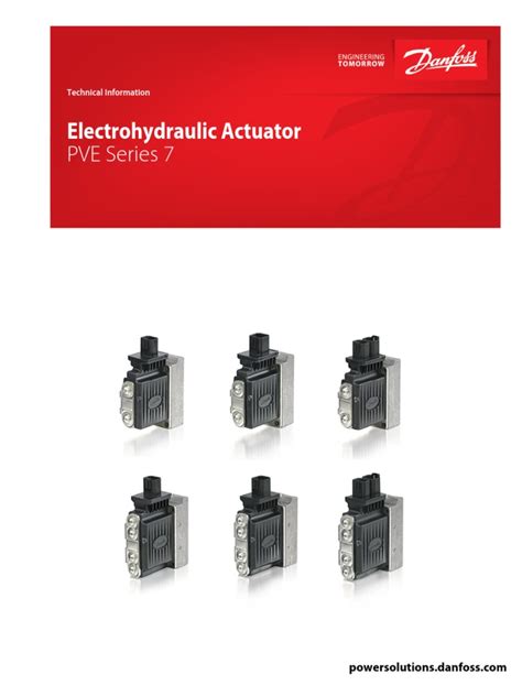 Danfoss Pve Series 7 Technical Information Pdf Pdf Actuator Amplifier