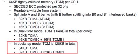 Am2634 How To Use The 128 Kb Tcm In Lockstep Mode Arm Based