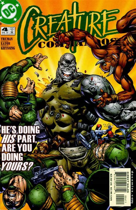 Creature Commandos 4 Hide Witch Hide Issue