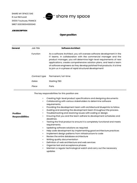 Software Architect Pdf