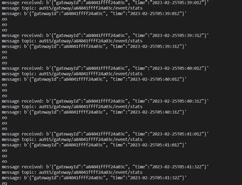 Rpi Local Server Gateway Never Seen Im Receiving Data On Chirpstack