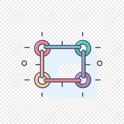 웹 디자인 및 소프트웨어 개발을 위한 벡터 링크 아이콘ui개요 Png 일러스트 무료 다운로드 Lovepik