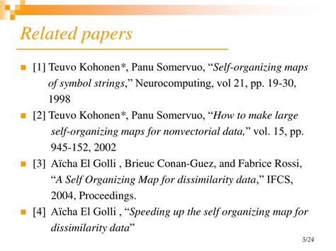 Ppt Fast Algorithm And Implementation Of Dissimilarity Self Organizing Maps Powerpoint