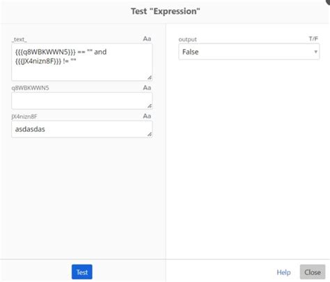 okta workflow function expression result always false