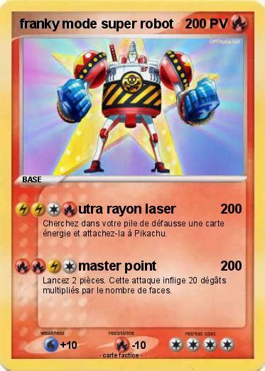 Pokémon Franky Mode Super Robot Utra Rayon Laser Ma Carte Pokémon