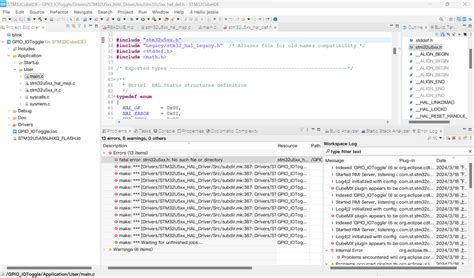solved fatal error stm32u5xx h no such file or director stmicroelectronics community