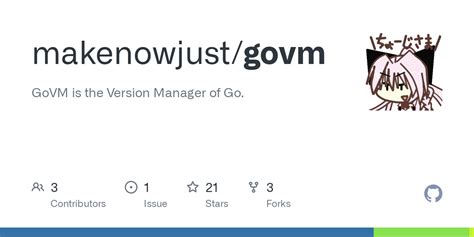 Github Makenowjustgovm Govm Is The Version Manager Of Go