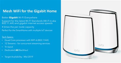 Netgear Orbi Whole Home Wi Fi System To Adopt Qualcomm S Wi Fi Ax Platform