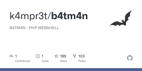 GitHub K Mpr T B Tm N B TM N PHP WEBSHELL