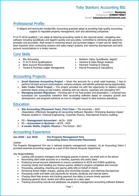 Graduate CV Examples Step By Step Guide Get Noticed