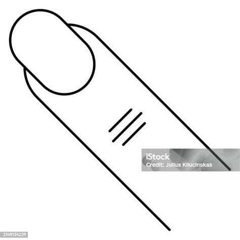 네일 라인 아이콘입니다 매니큐어 손가락 손톱 관리 살롱 로고 요소 모바일 개념과 웹 디자인을 위한 선형 스타일 기호 벡터 일러스트 레이 션입니다 벡터에 대한 스톡 벡터 아트