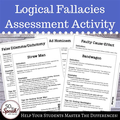 Logical Fallacies Why Bother So To Speak With Sarah