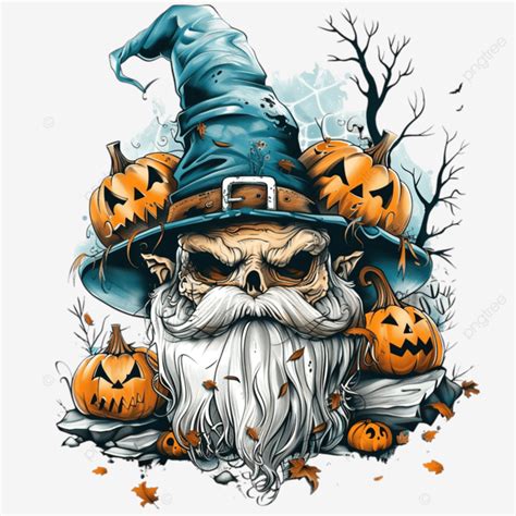 할로윈 그놈 티셔츠 디자인 금언 할로윈 떨어지다 Png 일러스트 및 이미지 에 대한 무료 다운로드 Pngtree