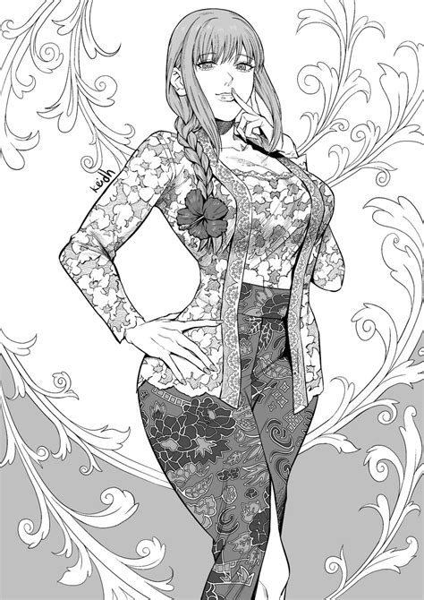 Makima Chainsaw Man Drawn By Keidragonsheaven Danbooru