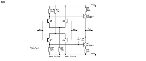 Discrete Opamp Schematic Diy Operational Amplifier