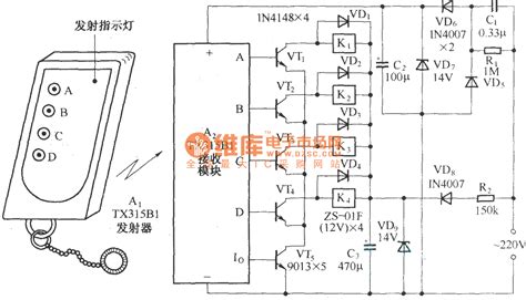 Four Way Remote Control Ac Switching Circuit Diagram Automotivecircuit Circuit Diagram