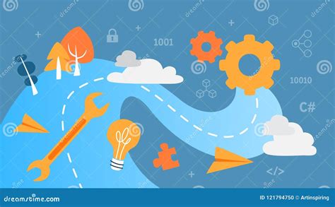 Programming Concept Illustration Stock Vector Illustration Of Front Language 121794750