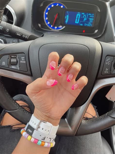40 Preppy Nail Inspo Ideas Short Acrylic Nails Short Acrylic Nails