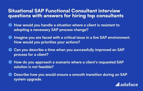 70 Sap Functional Consultant Interview Questions