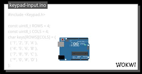 Keypad O Copy Wokwi Esp32 Stm32 Arduino Simulator