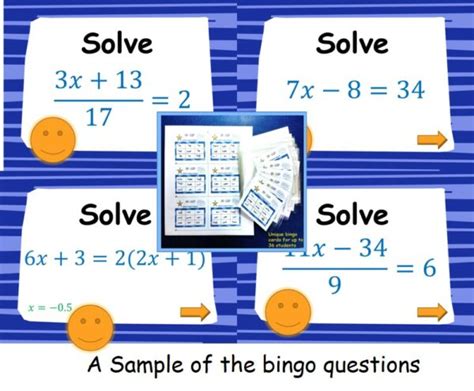 Solving Linear Equations Game Made By Teachers